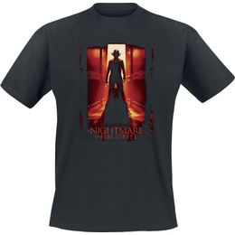 A Nightmare on Elm Street He Knows Where You Sleep T-Shirt schwarz in M BILNES00049-MN-TS-BLK