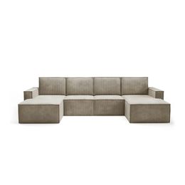 Wohnlandschaft Orto braun Ma&szlig;e (cm): B: 320 H: 93 Sofas > Sofas nach Material > Stoffsofas &raquo; Sofa DE