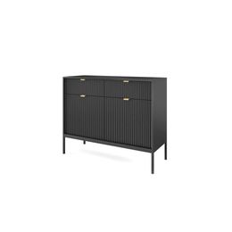 Selsey Sideboard schwarz Ma&szlig;e (cm): B: 104 H: 83 &raquo; M&ouml;bel Kraft