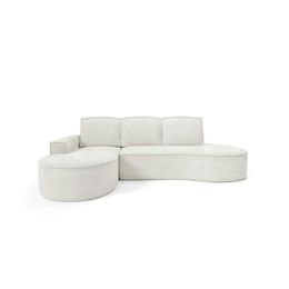 Ecksofa Flow wei&szlig; Ma&szlig;e (cm): B: 277 H: 88 Sofas > Sofas nach Material > Stoffsofas &raquo; Sofa DE