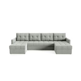 Wohnlandschaft Olivia grau Ma&szlig;e (cm): B: 301 H: 86 Sofas > Sofas nach Material > Stoffsofas &raquo; Sofa DE