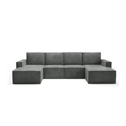 Wohnlandschaft Orto grau Ma&szlig;e (cm): B: 320 H: 93 Sofas > Sofas nach Material > Stoffsofas &raquo; Sofa DE