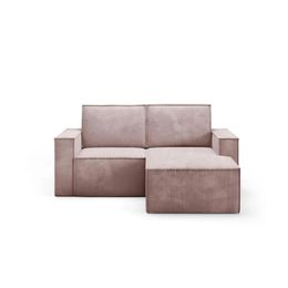 Orto Ecksofa rosa/pink Ma&szlig;e (cm): B: 180 H: 93 Sofas > Sofas nach Material > Stoffsofas &raquo; Sofa DE