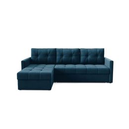 Ecksofa Olivia blau Ma&szlig;e (cm): B: 230 H: 86 Sofas > Sofas nach Material > Stoffsofas &raquo; Sofa DE