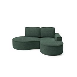 Ecksofa Flow gr&uuml;n Ma&szlig;e (cm): B: 210 H: 88 Sofas > Sofas nach Material > Stoffsofas &raquo; Sofa DE