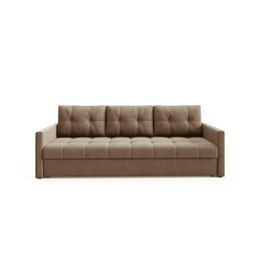 Einzelsofa Olivia braun Ma&szlig;e (cm): B: 230 H: 86 Sofas > Sofas nach Material > Stoffsofas &raquo; Sofa DE