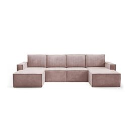 Wohnlandschaft Orto rosa/pink Ma&szlig;e (cm): B: 320 H: 93 Sofas > Sofas nach Material > Stoffsofas &raquo; Sofa DE