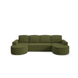 Wohnlandschaft Flow gr&uuml;n Ma&szlig;e (cm): B: 316 H: 88 Sofas > Sofas nach Material > Stoffsofas &raquo; Sofa DE