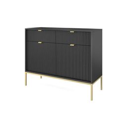 Selsey Sideboard schwarz Ma&szlig;e (cm): B: 104 H: 83 &raquo; M&ouml;bel Kraft
