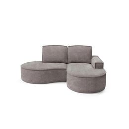 Ecksofa Flow grau Ma&szlig;e (cm): B: 210 H: 88 Sofas > Sofas nach Material > Stoffsofas &raquo; Sofa DE