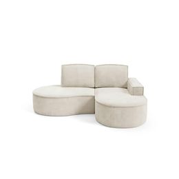 Ecksofa Flow beige Ma&szlig;e (cm): B: 210 H: 88 Sofas > Sofas nach Material > Stoffsofas &raquo; Sofa DE