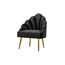 Sessel Bolge schwarz Ma&szlig;e (cm): B: 63 H: 89 Sessel & Hocker > Sessel nach Material > Stoff Sessel &raquo; Sofa DE