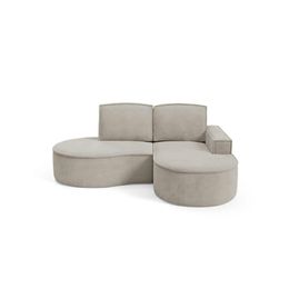 Ecksofa Flow beige Ma&szlig;e (cm): B: 210 H: 88 Sofas > Sofas nach Material > Stoffsofas &raquo; Sofa DE