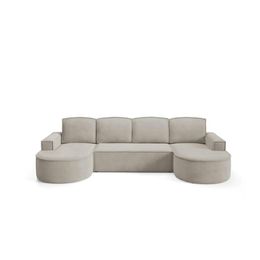 Wohnlandschaft Flow beige Ma&szlig;e (cm): B: 316 H: 88 Sofas > Sofas nach Material > Stoffsofas &raquo; Sofa DE