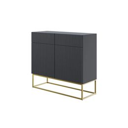 Selsey Sideboard schwarz Ma&szlig;e (cm): B: 100 H: 90 &raquo; M&ouml;bel Kraft