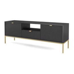 Selsey Lowboard schwarz Ma&szlig;e (cm): B: 154 H: 56 &raquo; M&ouml;bel Kraft