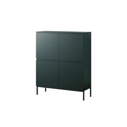 Selsey Highboard gr&uuml;n Ma&szlig;e (cm): B: 100 H: 122 &raquo; M&ouml;bel Kraft