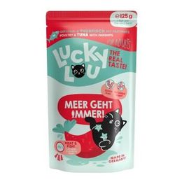 Lucky Lou Nassfutter Katze Adult Thunfisch, Gefl&uuml;gel 16x125 g