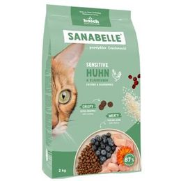 Sanabelle Trockenfutter Katze, Adult, Sensitive Huhn 2x2 kg