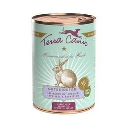 Terra Canis Getreidefrei Adult Kaninchen mit Zucchini, Aprikose und Borretsch 6x400 g