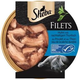 Sheba Filets Thunfisch und Huhn 16x60 g
