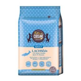 Kitty's Cuisine Trockenfutter Katze Adult Lachsliebe mit feinem Lachsfilet, Spinat und Chiasamen 2 kg