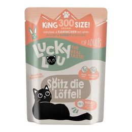 Lucky Lou Nassfutter Katze Adult Gefl&uuml;gel und Kaninchen 24x300 g