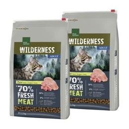 REAL NATURE WILDERNESS Trockenfutter Katze, Adult, Fresh Meat, Pute 2x2,5 kg