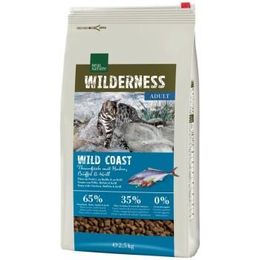 REAL NATURE WILDERNESS Trockenfutter Katze, Adult, Wildcoast, Thunfisch mit Huhn, B&uuml;ffel & Krill 2,5 kg