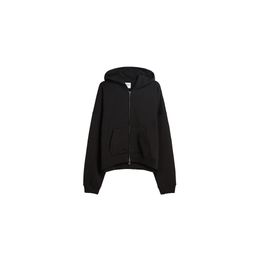 Bershka Zip-Up Hoodie female Black size XS