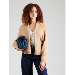Oui Strickjacke Damen Gr&ouml;&szlig;e XL hellbraun