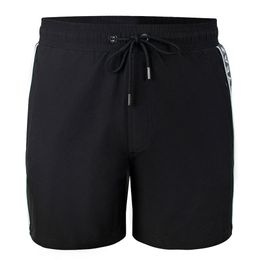 YEAZ Sportbadeshorts 'Seabeat' Herren Gr&ouml;&szlig;e XL grau / schwarz / wei&szlig;