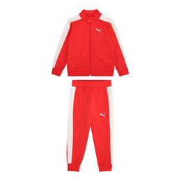Puma Jogginganzug 'T7 ALWAYS ON' Jungen Größe 116 rot / weiß