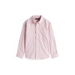 Tommy Hilfiger Hemd Jungen Gr&ouml;&szlig;e 86 rosa / schwarz / wei&szlig;