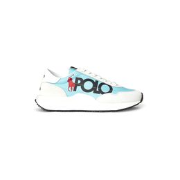 Polo Ralph Lauren Sneaker 'TRAIN 89' Damen Gr&ouml;&szlig;e 41.5 hellblau / karminrot / schwarz / wei&szlig;