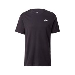 Nike Sportswear T-Shirt 'Club' Herren Größe 4XL schwarz / weiß