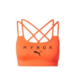 Puma Sport-BH 'Puma x Hyrox Move' Damen Gr&ouml;&szlig;e XL orangerot / schwarz