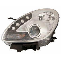 Abakus Hauptscheinwerfer rechts ohne Glühlampe Chrom für ALFA ROMEO 505202270 50520227 667-1118RMLDEM1