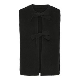 Pieces Strickweste in Black | Gr.: S