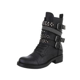 Ital-Design Stiefelette in Schwarz | Gr.: 38