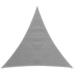 Sonnensegel Windhager "Capri Dreieck", beige (champagner), B:500cm T:500cm, Polyethylen, Sonnensegel, 5x5x5m, grau