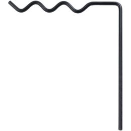 Schwenkarm Tepro "Universal", schwarz, B:39cm H:41,5cm T:2,2cm, Stahl, Gerätehalterungen, Höhe: 41,5 cm