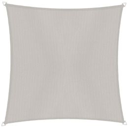Sonnensegel Windhager "Cannes Quadrat", grau, B:300cm T:300cm, Polyester, Sonnensegel, 3x3m, grau