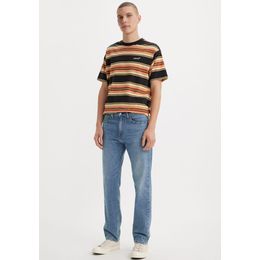 Levi's Straight-Jeans LEVI'S "505", Herren, Gr. 34, L&auml;nge 32, hats off, Denim/Jeans, Obermaterial: 99% Baumwolle, 1% Elasthan, unifarben, regular fit lang, Jeans Straight-Jeans, REGULAR