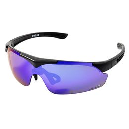 YEAZ Sportsonnenbrille 'Sunup' Herren Gr&ouml;&szlig;e One Size violettblau / dunkellila / schwarz