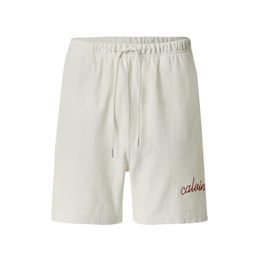 Calvin Klein Jeans Shorts Herren Gr&ouml;&szlig;e 34 dunkelrot / offwhite