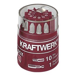 Kraftwerk 1/4" Universal-Bit-Box, 11-tlg. (2783)