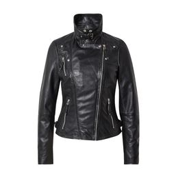 Freaky Nation Lederjacke 'BikerPrincess' Damen Gr&ouml;&szlig;e XXS schwarz