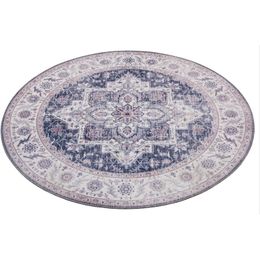 Hanse Home Teppich &raquo;Anthea&laquo; rund 5 mm H&ouml;he Orientalisch, Orient, Vintage, Wohnzimmer, Schlafzimmer, Esszimmer bunt Polyester