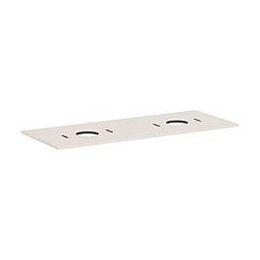Hansgrohe Xilesa E Konsole 54280780 1375x550mm, ohne Hahnloch, 2 Ausschnitte, sandbeige matt